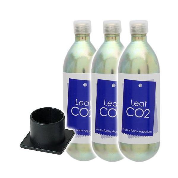 メーカー：(株)リーフ Leaf Corp アクアリウム用品　アクア用品　ＣＯ２機器　ＣＯ２ボンベ　Leaf　Corp　３本セット　ＣＯ２　ボンベ　７４ｇ　リーフ　おすすめ　ＣＯ２ビン　器具　新瓶　リーフCO2　leafCO2_74g　20...