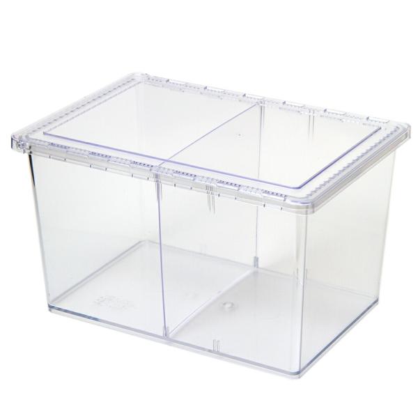 メーカー：シーラケース クリアースライダー　クリアスライダー　クリヤスライダー　ラージ　Ｌ　仕切りつき　昆虫　カブトムシ　クワガタムシ　成虫　管理　飼育　プラケース　プラケ　ケース　ケージ　飼育容器　コバエ防止　脱走防止　20131204　...