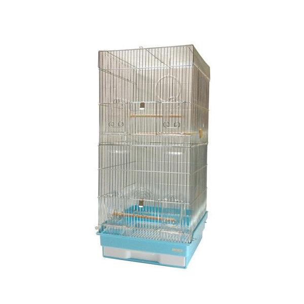 メーカー：ＨＯＥＩ minimalcages　cage　35long　blue　_animal　sfset　ＨＯＥＩ　小動物　鳥　ケージ　小鳥　鳥かご　十姉妹　３５ロング　３５−Ｌ　底色：ブルー　インコ　セキセイインコ　中型インコ　小型イン...