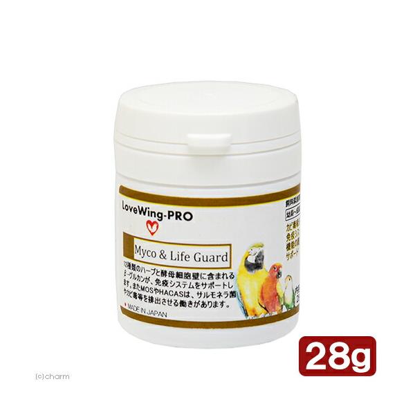 メーカー：エボリューション ＬｏｖｅＷｉｎｇ−ＰＲＯ　マイコ＆ライフガード　２８ｇ　4571102901503　30046　小鳥　オウム　幼鳥　成鳥　ビタミン　スズメ　小動物　鳥　添加剤　サポート　インコ　フード　餌　サプリメント　2018...