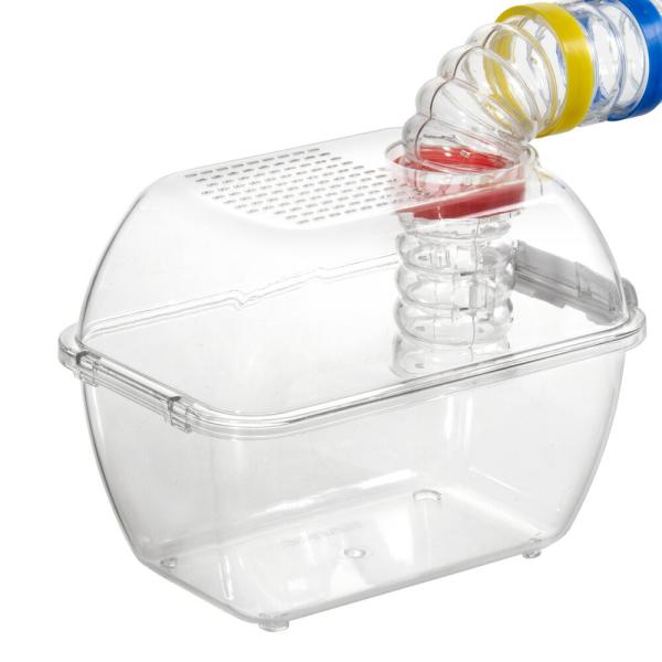 メーカー：三晃商会 sahm_joinypart　三晃　ハムスター　ジョイントバスハウス　パイプ付き　ハムスター用　砂浴び容器　２３．２×１７．８×１５．１ｃｍ　4976285251603　KNI　用品　ペット用品　ペット　グッズ　ケージ　...