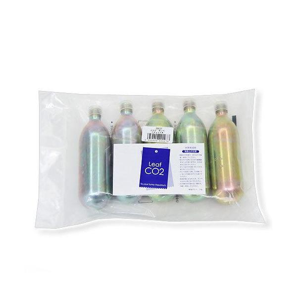 メーカー：(株)リーフ Leaf Corp アクアリウム用品　naisyoku_syukei　hwlist　アクア用品　CO2機器　CO2ボンベ　5本セット　新瓶　ボンベ　74g　CO2ビン　リーフ　co2bnp101309　aqua_cp...
