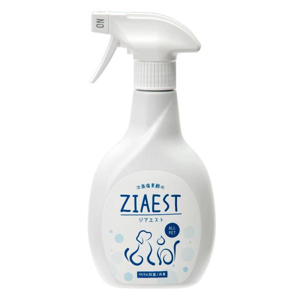 メーカー：チュチュドットコム 次亜塩素酸水　ジアエスト　４００ｍｌ　4522171411097　除菌　消臭　弱酸性　除菌剤　消臭剤　ケア　ノンアルコール　ペット　犬　猫　小動物　うさぎ　ハムスター　モルモット　鳥　インコ　オウム　爬虫類　両...