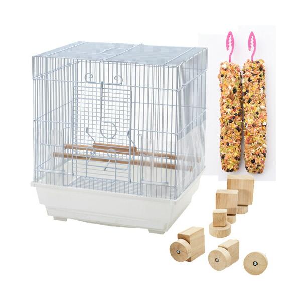 鳥籠　セキセイインコのための便利グッズセット　クオリス　BIRD　CAGE　ボルダリング　おもちゃ　総合栄養食　Vitapol　スマッカーズ　お一人様1点限り　セキセイインコのための総合栄養食　フルーツ　90g　ビタポール　小動物　鳥　穀物...