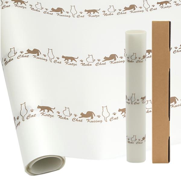 リーフコーポレーション　リーフコーポ　リーフ　ＬＥＡＦ　Corp　Corporation　明和グラビア株式会社　明和グラビア　ツメ傷保護シート　吸着タイプ　ブラウン　４０×２００ｃｍ　猫　爪とぎ　防止シート　ふすま　猫用品　犬用品　つめ　爪...