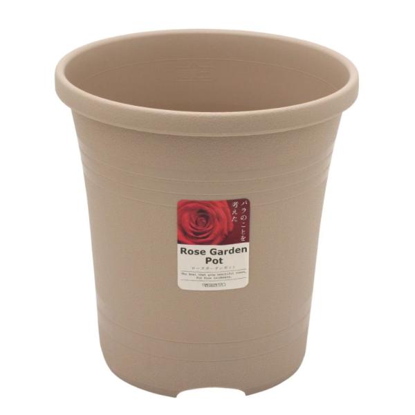 メーカー：大和プラスチック 鉢　植木鉢　ガーデニング用品　_gardening　rosa_item　20190719　ＧＢＮＭ　園芸用品　ガーデニング　園芸　プランター　ポット　大和プラスチック　ローズガーデンポット　２４型　オーカーベージ...