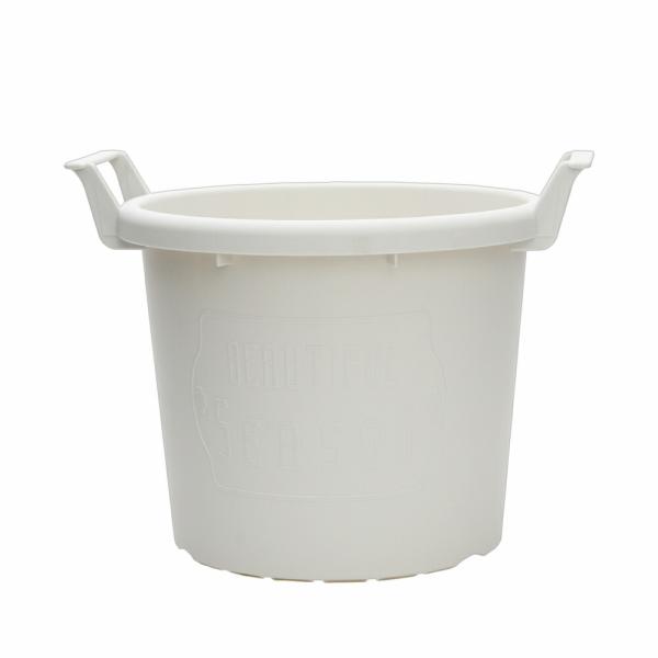メーカー：大和プラスチック プランター　植木鉢　鉢　ガーデニング用品　_gardening　20190726　ＧＢＮＭ　園芸用品　ガーデニング　園芸　ポット　大和プラスチック　グロウコンテナ　２４型　ホワイト　4903266728878　s...