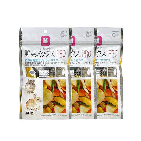 メーカー：マルカン mlmfkline　_animal　小動物　鳥　小動物全般　フード　マルカン　小動物の野菜ミックス　ＰＲＯ　４０ｇ　３個セット　ハムスター　リス　ウサギ　4906456519829　vD9WBy2_mtmg　餌　えさ　Ｋ...