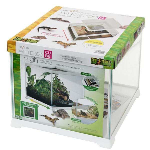 メーカー：ジェックス mlcp10rki　adcagegexrep　爬虫類ケージ　爬虫類　ケージ　ジェックス　_hachu　ＧＥＸ　レプテリア　ホワイト　３００キューブ　Ｈｉｇｈ　4972547038210　4318　両生類　水槽　カブトニ...