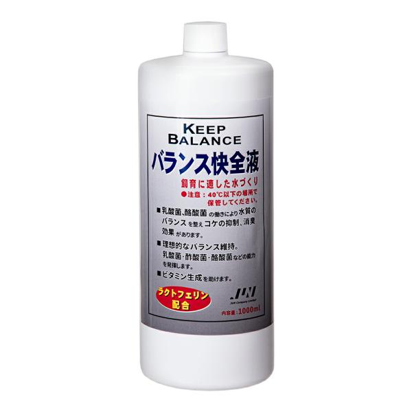 メーカー：ＪＵＮ _aqua　ＪＵＮ　キープバランス　バランス快全液　１０００ｍＬ　4582155802297　20191227　ＧＢＮＭ　アクアリウム用品　金魚の秘伝水　改善　快全　かいぜん　器具　調整剤　バクテリア　金魚用　乳酸菌　バラ...
