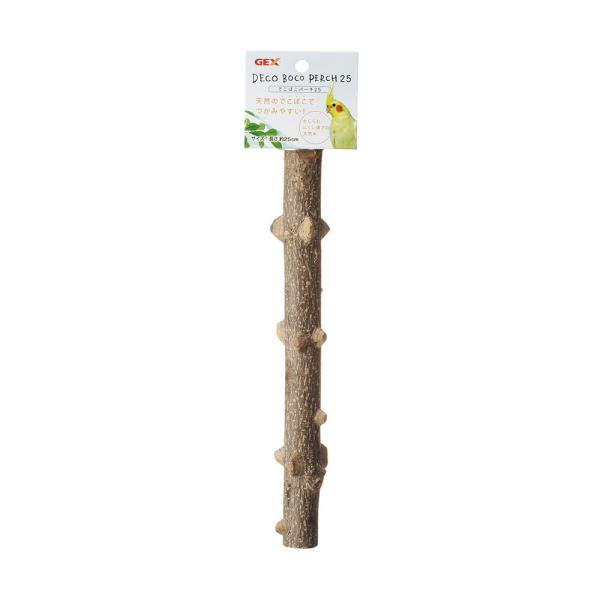 メーカー：ジェックス _animal　ＧＥＸ　でこぼこパーチ　２５　4972547039057　鳥　小鳥　インコ　鳥用品　小動物　止まり木　木　天然木　パーチ　固定式　DECO　BOCO　PERCH　ジェックス　20200527　tsbs　...