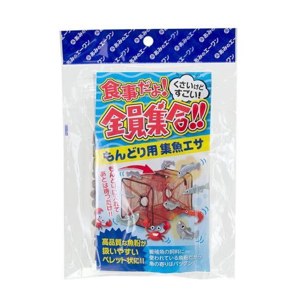 メーカー：エーワン _aqua　集魚エサ　食事だよ!全員集合!!　4906988179010　20200325　kszk　アクアリウム用品　採集　エサ　餌　集魚剤　トラップ　罠　淡水魚　川魚　エビ　ザリガニ　日本産淡水魚　日淡　エーワン　o...