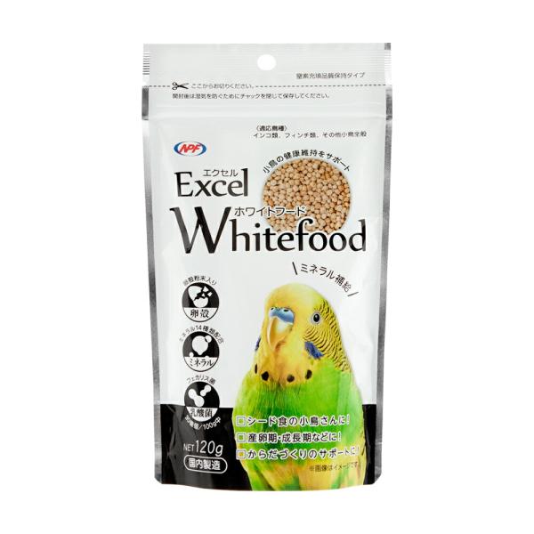 メーカー：ナチュラルペット _animal　ＮＰＦ　エクセル　ホワイトフード　１２０ｇ　鳥　フード　餌　えさ　4932804308005　20200715　ＧＢＮＭ　小動物　サプリメント　栄養補助　栄養剤　その他　カルシウム　ミネラル　ミネ...