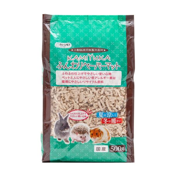 メーカー：シーズイシハラ ハムスター　床材　_animal　クリーンモフ　ＫＡＭＩＹＵＫＡ　ふんわりペーパーマット　５００ｇ　4990968215775　20200825　ＧＢＮＭ　小動物　鳥　小動物用品　ハムスター・リス　敷材　紙製　紙　...