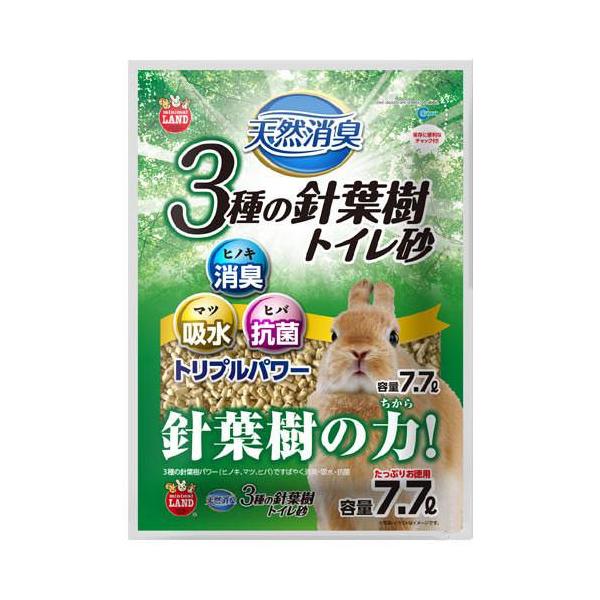 メーカー：マルカン _animal　4906456560036　マルカン　天然消臭　3種の針葉樹トイレ砂　7.7L　20160920　OJIR　うさぎ　チンチラ　モルモット　トイレ　トイレ砂　トイレ用品　吸収力　消臭力　消臭　抗菌　抗菌力　...
