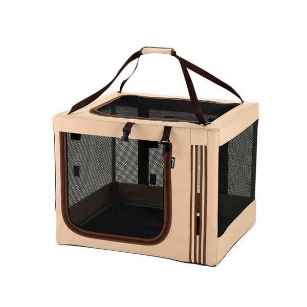 メーカー：リッチェル dog_carrybag　neko_carrycage　_dog　_neko　richel3wayor　sfset　リッチェル　たためる３ＷＡＹペットケージ　６４０　ブラウン　4973655564141　2016121...