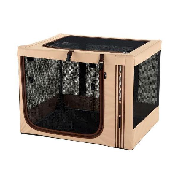 メーカー：リッチェル dog_carrybag　_dog　sfset　リッチェル　richel3wayor　たためる３ＷＡＹペットケージ　７６０　ブラウン　4973655564240　OJIR　ＫＥＩＲＹＯＵ　犬用品　キャリー　ケージ　持ち...