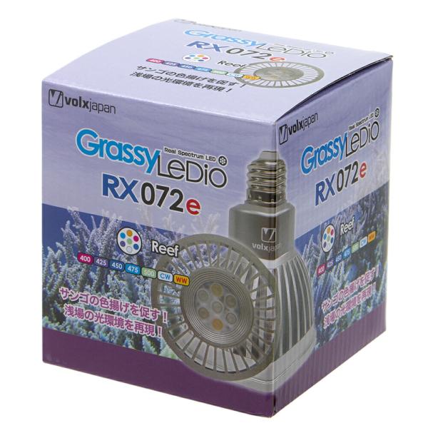 メーカー：ボルクスジャパン volxledgrassyredio　20201124　y20m11　ボルクスジャパン　Ｇｒａｓｓｙ　ＬｅＤｉｏ　ＲＸ０７２ｅ　Ｒｅｅｆ　4560381574522　nszk　アクア用品　アクアリウム用品　交換球...