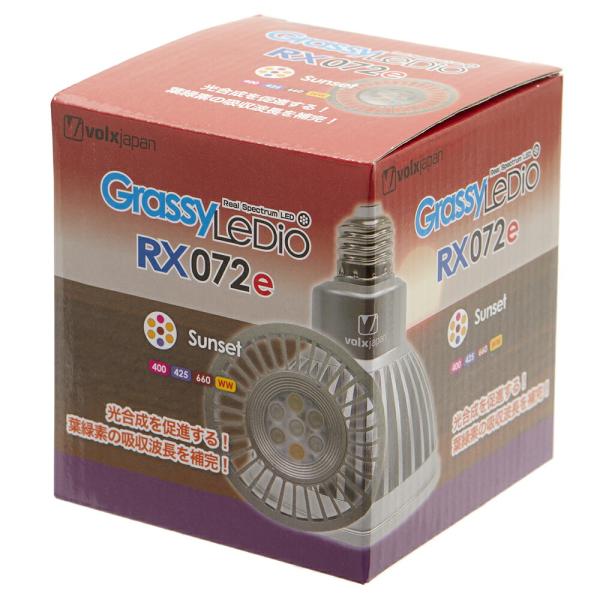 メーカー：ボルクスジャパン volxledgrassyredio　20201124　y20m11　ボルクスジャパン　Ｇｒａｓｓｙ　ＬｅＤｉｏ　ＲＸ０７２ｅ　Ｓｕｎｓｅｔ　4560381574546　nszk　アクア用品　アクアリウム用品　交...
