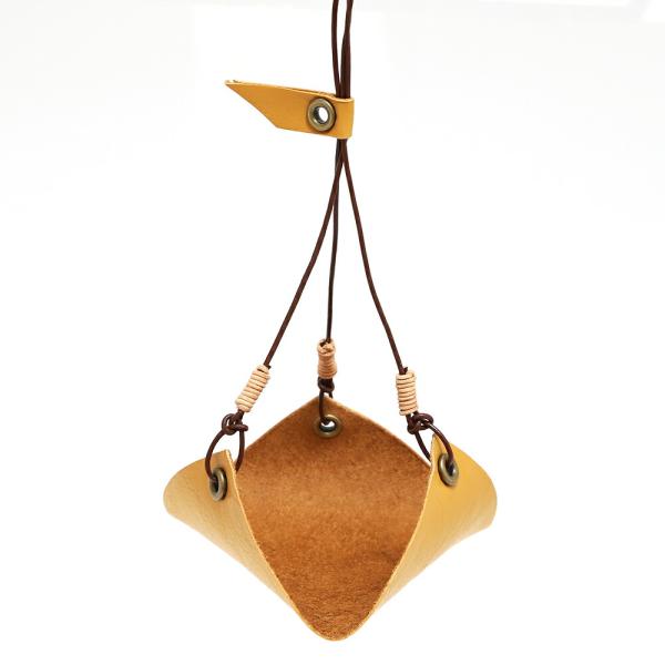 frditem_hidden　リーフコーポレーション　リーフコーポ　リーフ　LEAF　naisyoku_syukei　_gardening　ガーデニング　園芸用品　天然素材　吊　ハンギング　レザー　ガラスベース　エアープランツ　ライトブラウ...