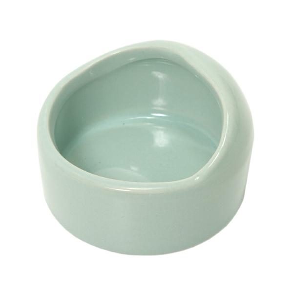 メーカー：fuu animalhousetouki　ｆｕｕ　陶器　小動物のエサ入れ　小　丸型　ブルー　4573298440231　20210705　ｙ21ｍ07　mikari　小動物　ハムスター　デグー　チンチラ　リス　モモンガ　容器　エサ...