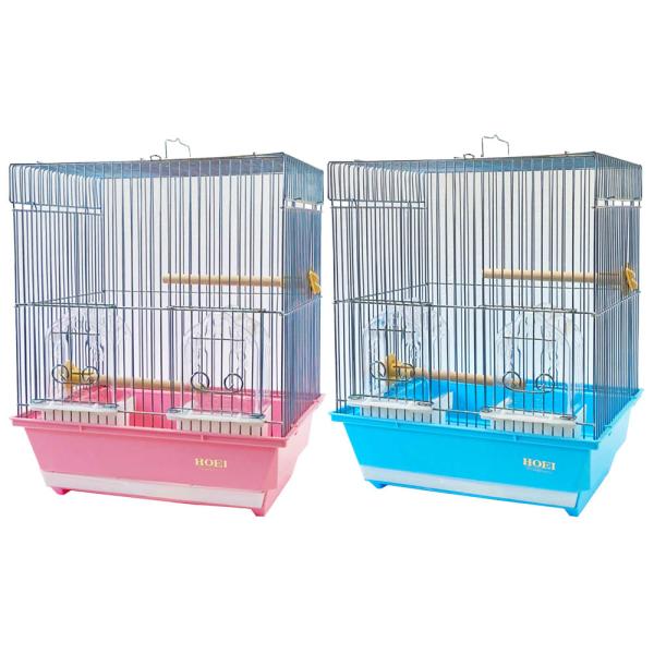 メーカー：ＨＯＥＩ minimalcages　cage　101kadg　pink　blue　white　ＨＯＥＩ　１０１角Ｇ　4963067002010　20210901　ｙｔｋｓ　y21ｍ09　鳥用品　鳥かご　ケージ　バードケージ　鳥　小...