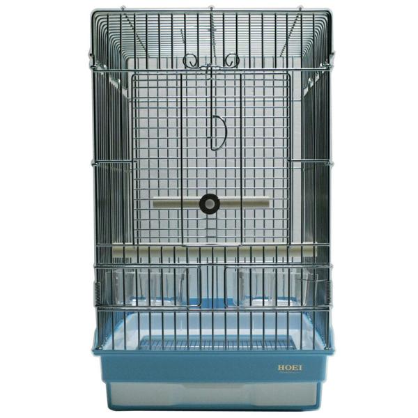 メーカー：ＨＯＥＩ minimalcages　cage　35oum　blue　青　ＨＯＥＩ　３５オウム　ブルー　4963067010831　20210817　ＧＢＮＭ　y21m08　鳥　ケージ　本体　オウム　大型インコ　インコ　ヨウム　豊栄...