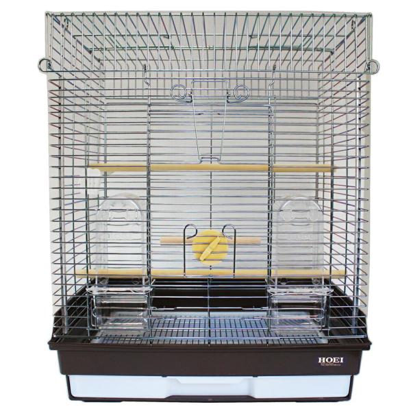 メーカー：ＨＯＥＩ minimalcages　cage　465okm　brown　茶　ＨＯＥＩ　４６５オカメ　ブラウン　4963067012132　20210817　ＧＢＮＭ　y21m08　鳥　ケージ　本体　中型インコ　大型インコ　オカメ　...