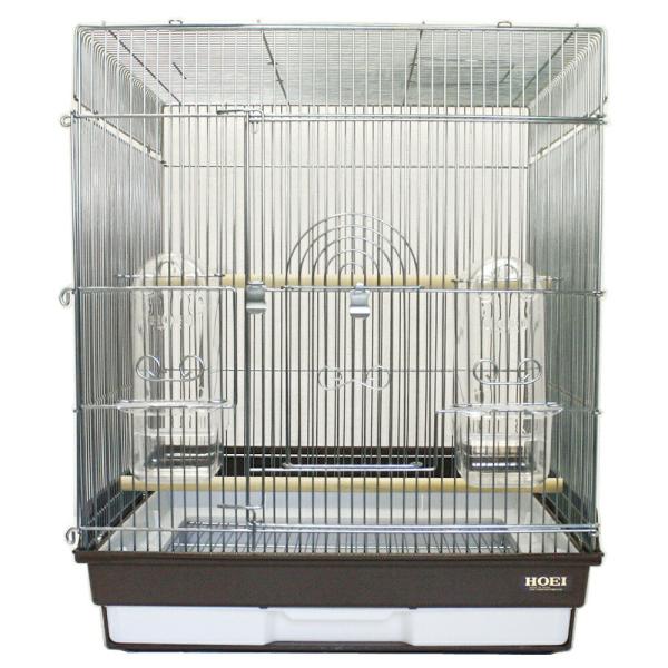 メーカー：ＨＯＥＩ minimalcages　cage　465ink　brown　茶　ＨＯＥＩ　４６５インコ　ブラウン　4963067012781　20210922　ＧＢＮＭ　y21m09　鳥　ケージ　本体　小鳥　文鳥　ブンチョウ　小型イン...