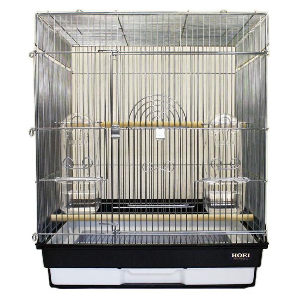 メーカー：ＨＯＥＩ minimalcages　cage　465ink　black　黒　ＨＯＥＩ　４６５インコ　ブラック　4963067012798　20220317　y22ｍ03　ＧＢＮＭ　鳥　ケージ　本体　小鳥　文鳥　ブンチョウ　小型イン...