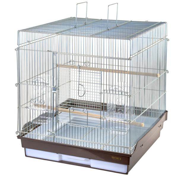メーカー：ＨＯＥＩ minimalcages　cage　465inktnrg　brown　茶　ＨＯＥＩ　４６５インコ手のりＧ　ブラウン　4963067012972　20210921　y21ｍ09　ＧＢＮＭ　鳥　ケージ　本体　小鳥　小型インコ...