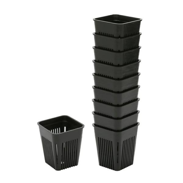 スリット鉢　植木鉢　鉢　ガーデニング用品　リーフコーポレーション　リーフコーポ　リーフ　ＬＥＡＦ　Corp　Corporation　マジカルポット　７５　２号　肉厚　１０個入り　サボテン　園芸用品　ガーデニング　ポット　ハイドロカルチャー　...