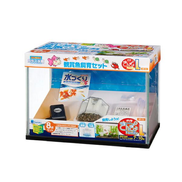 メーカー：水作 水作　ＮＥＷ　きんぎょファミリー　Ｌ　4974105022129　20220601　ｙ22ｍ06　ytks　水槽セット　飼育セット　手軽に　簡単　らく　８点セット　Suisaku　金魚　メダカ　初心者　ラクラク　小さめ　上手...