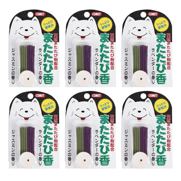 メーカー：イトスイ _neko　4971453054468　コメット　またたび香　８本入り　猫　またたび　猫用品　おもちゃ　お香　アロマ　線香　20211229　kak　×６個　line2207pettoy　bnr2303omoinu　y2...