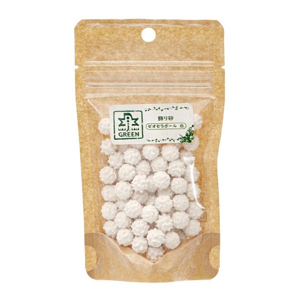 メーカー：ＪＵＮ ＪＵＮ　Ｊ．ＧＲＥＥＮ　ゼオセラボール　白　８０ｍｌ　4560151611815　20220314　ｙ22ｍ03　wakaoo　水耕栽培用　底砂ゼオライト　イオン交換　水の浄化　水はけの改善　水替え　追肥　ガーデニング　園...