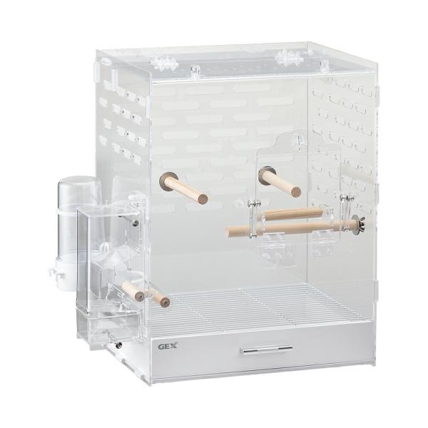 メーカー：ジェックス minimalcages　鳥籠　GEX　コトリウム　350-?　4972547041807　20220211　y22m02　ytks　小動物用品　小動物　鳥　とり　小型インコ　小型　セキセイインコ　アクリル　アクリルケ...