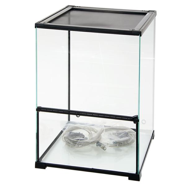 メーカー：(株)リーフ Leaf Corp mlcp10rki　paludarium　パルダリウム　テラリウム　line2462terarium　爬虫類ケージ　爬虫類　ケージ　テラスペース　４５０ｘ４５０ｘ６００ｍｍ　穴２つあり　ドレン付き...