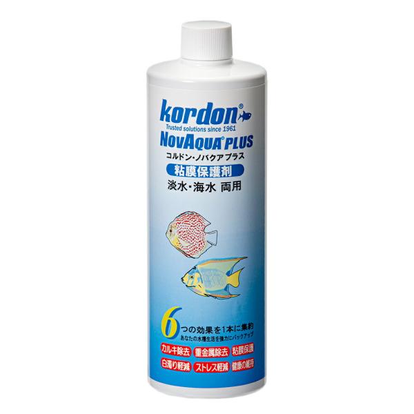 メーカー：コルドン コルドン　ノバクア　プラス　４７３ｍｌ　4571171617398　20220408　ｙ22ｍ04　mura　アクア用品　アクアリウム用品　アクアリウム　観賞魚　水質　水質調整剤　水替え　粘膜　エラ　保護　バクテリア　繁...