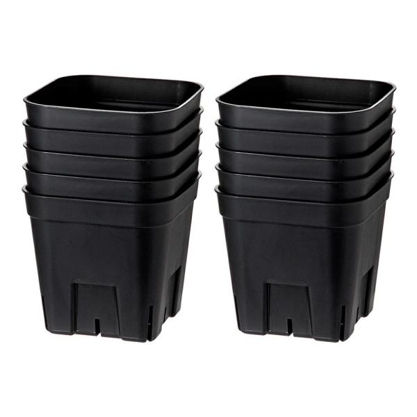 スリット鉢　植木鉢　鉢　ガーデニング用品　プレステラ　９０型　黒　ガーデニング　園芸用品　ポット　苗ポット　育苗　３号　１０５型　プラ鉢　プラステ　スリッド　スリット　プラポット　緑　硬め　プラスチック　多肉植物　多肉　エケベリア　2022...