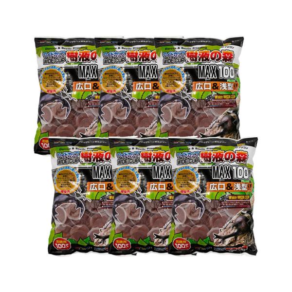 メーカー：フジコン フジコン　ワイドカップ　樹液の森　１００Ｐ　１６ｇ×１００個入り　4977097264096　mura　昆虫　餌　カブトムシ　クワガタムシ　昆虫用品　虫　昆虫ゼリー　エサ　ゼリー　広口　浅型　トレハロース　グルコース　ガ...