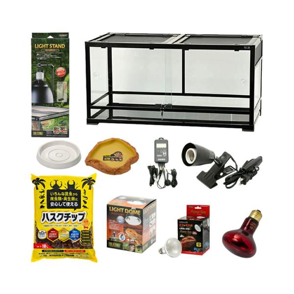 メーカー：用品セット リクガメの基本飼育セット　2250002823901　20220915　y22m09　ytks　飼育セット　リクガメ　ギリシャ　ヘルマン　ヨツユビ　ホルスフィールド　ロシアリクガメ　陸亀　爬虫類　ケージ　おおきめ　ゆと...