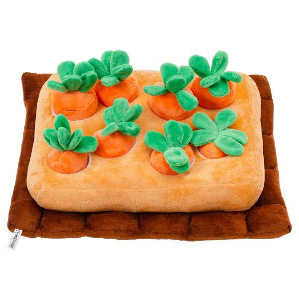 メーカー：fuu ｆｕｕ　小動物の知育クッション　収穫にんじん畑ＮＥＷ　4573298443935　20220830　ｙ22ｍ08　mura　ペット　ペット用品　小動物　鳥　小動物用品　おやつ　間食　知育玩具　知育　おもちゃ　クッション　ぬ...