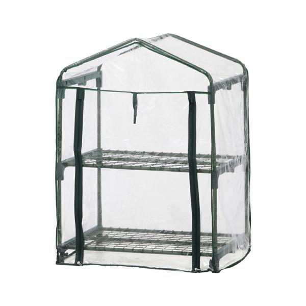 メーカー：タカショー タカショー　ビニール温室２段　ＧＲＨ−Ｎ０１Ｔ　4975149565481　20221114　y22m11　Y.K.　園芸用品　ガーデニング用品　園芸　ガーデニング　簡易温室　組み立て　植物　冬　棚　ラック　小型　ビニ...