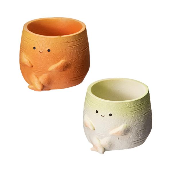 メーカー：ケーイーアイ littleregin　鉢カバー　鉢　植木鉢　ガーデニング用品　リトルレジンポット　野菜　１号ポット用　種類おまかせ　4530254159804　20230206　ｙ23ｍ02　muraリトルアニマル　レジン　プラス...