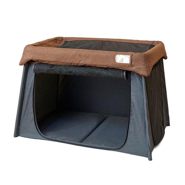 メーカー：ボンビアルコン メーカー画像　ボンビアルコン　ペットにやさしい　ソフトワンサークル　ダークグレー　ペット用　室内サークル　ソフトケージ　軽量　4977082724260　20230117　ｙ23ｍ01　mura　軽い　移動が楽　撥...