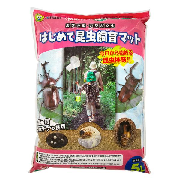 メーカー：ミタニ ミタニ　昆虫マット　５Ｌ　4961056033038　ＧＢＮＭ　昆虫用品　マット　産卵　幼虫　飼育　採卵　カブトムシ　クワガタムシ　かぶと虫　くわがた虫　くぬぎ　ナラ　mitani　カブト　クワガタ　土　ブリード　甲虫　昆...