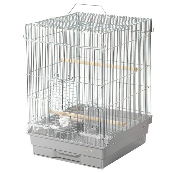 メーカー：ＨＯＥＩ minimalcages　pastelbirdcage　ＨＯＥＩ　３５手のりＧ　フロスティグレー　（３７×４１．５×５４．５ｃｍ）　チャームオリジナル　4963067067347　20230929　y23m09　Y.K....