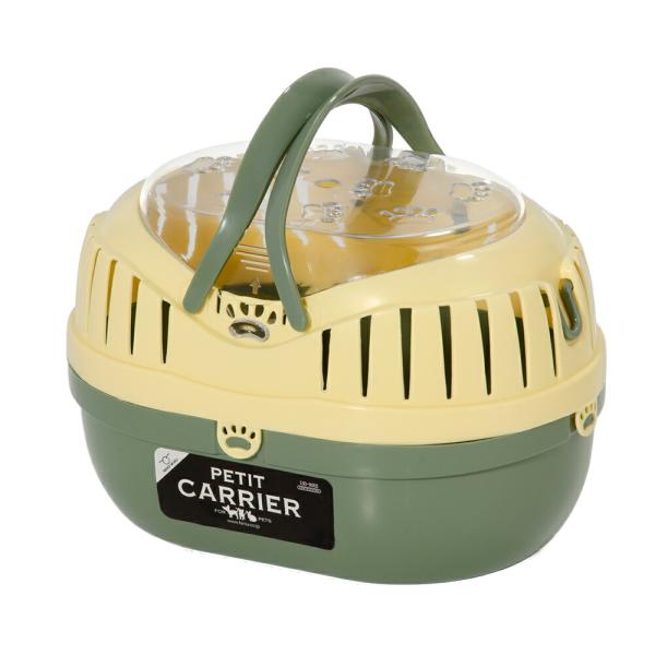 メーカー：ferplast 4995723700367　ファンタジーワールド　ミニプチキャリー　グリーン　犬用品　いぬ用品　イヌ用品　愛犬用品　用品　猫　ネコ　ねこ　ねこ用　猫用　ネコ用　愛猫　愛猫用　小動物用品　小動物用 うさぎ　子犬　子...