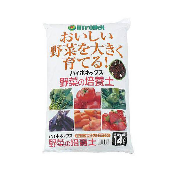 メーカー：ハイポネックス 野菜の土　_gardening　ガーデニング　園芸用品　用土　培養土　ハイポネックス　野菜　ズッキーニ　果菜　葉菜　根菜類　14L　2個売り　20120528　TNK　4977517038139　_todayCHK...