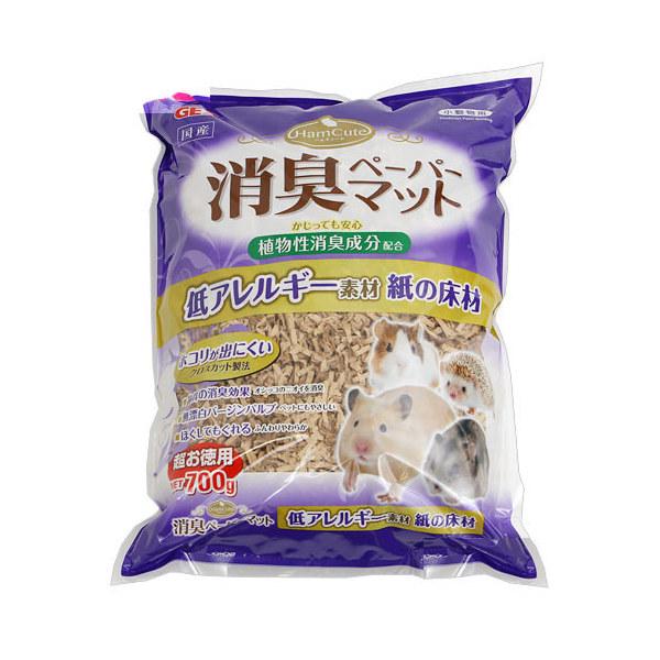 メーカー：ジェックス ハムスター　床材　gex　hamstermat　_animal　ジェックス　4972547032188　ハムキュート　消臭ペーパーマット　７００ｇ　小動物　鳥　ハリネズミ　リス　モルモット　20160208　紙　マット...